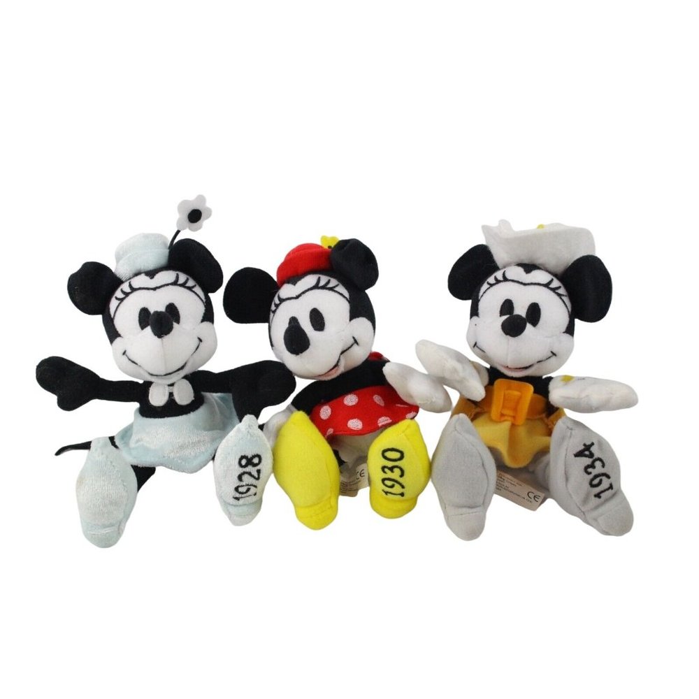 Rare Disney Minnie Mouse Through The Years Plush Spec… - Gem